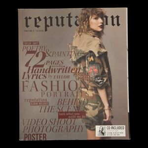 Taylor Swift | Other | Taylor Swift Reputation Album Magazine With Cd ...